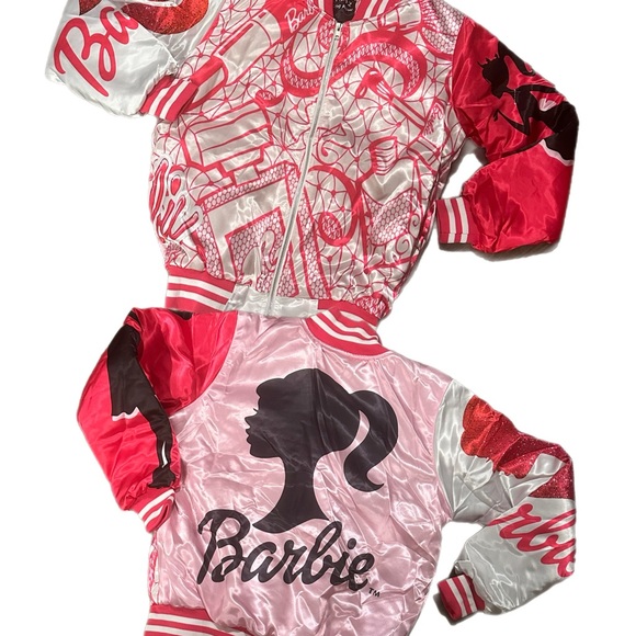 Jackets & Coats | Barbie Custom Bomber Jacket | Poshmark